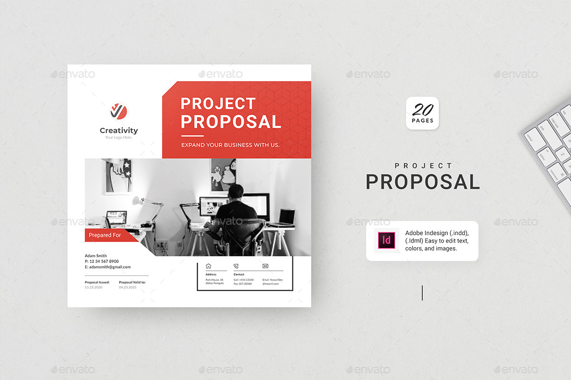 Square - Project Proposal, Print Templates | GraphicRiver