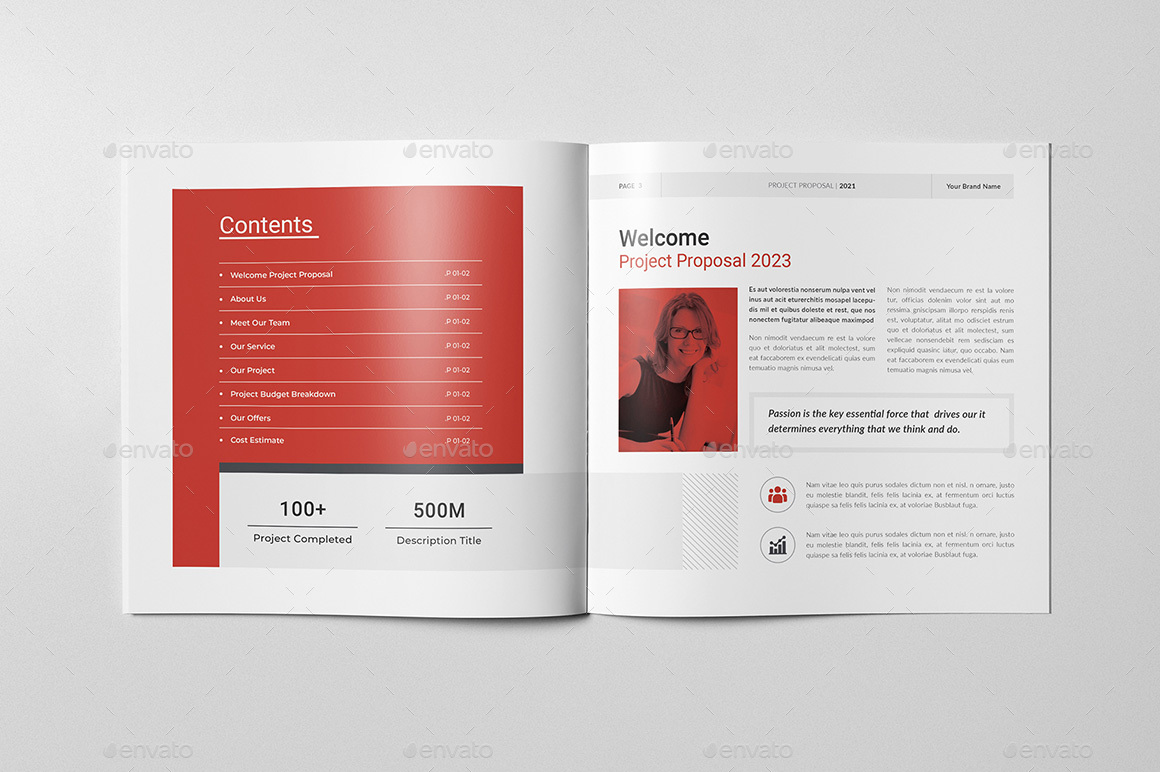 Square - Project Proposal, Print Templates | GraphicRiver