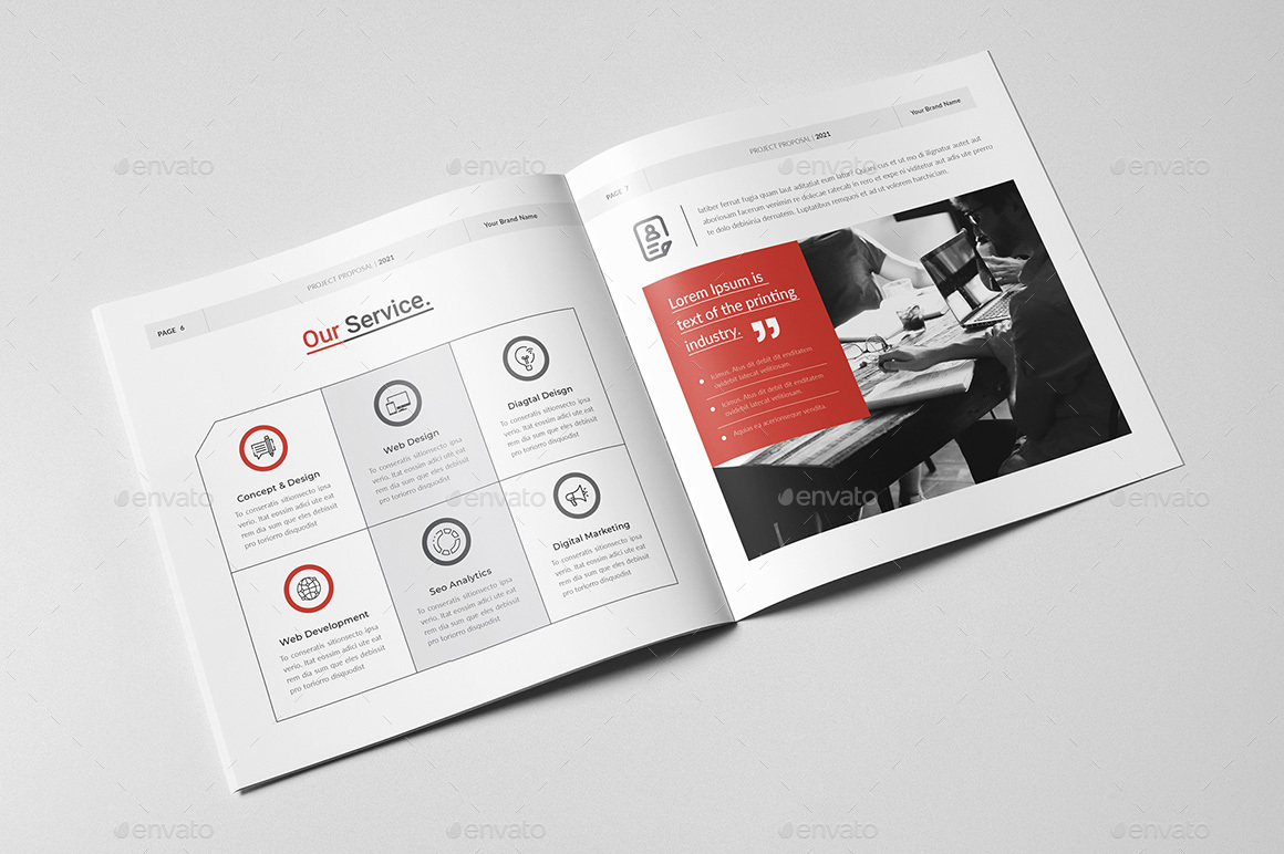 Square - Project Proposal, Print Templates | GraphicRiver