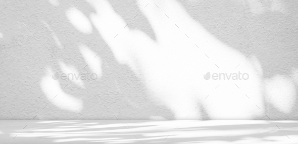 Shadow Overlay Abstract on Table Wall Studio Room Background Stock ...