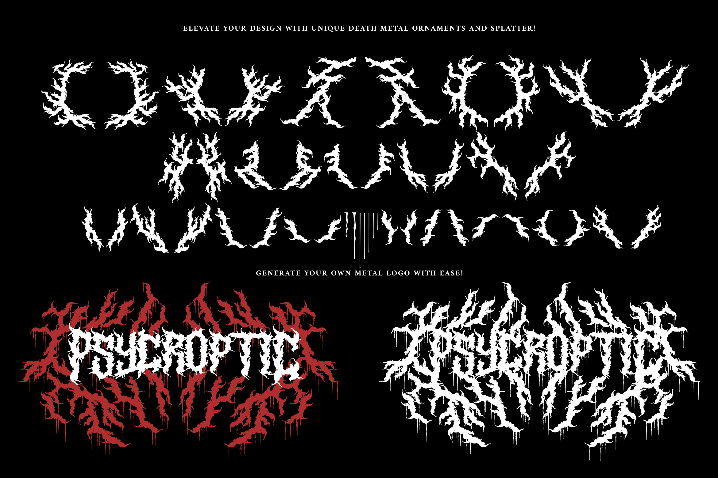 Hellfire Flames | Death Metal Font, Fonts | GraphicRiver