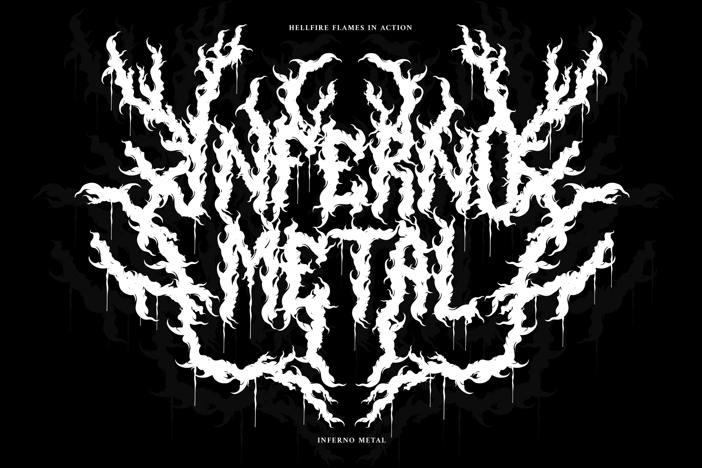 Hellfire Flames | Death Metal Font, Fonts | GraphicRiver