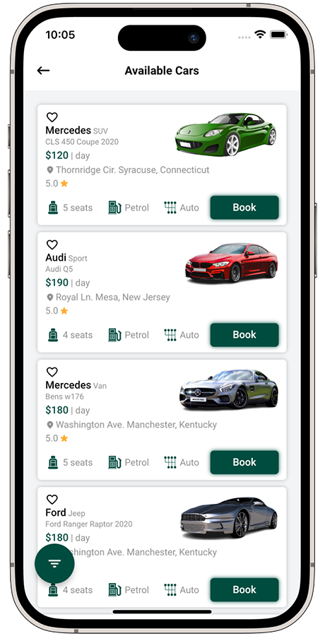 Car Rental App Template in Flutter | CarRental by RenderCodeTechnology