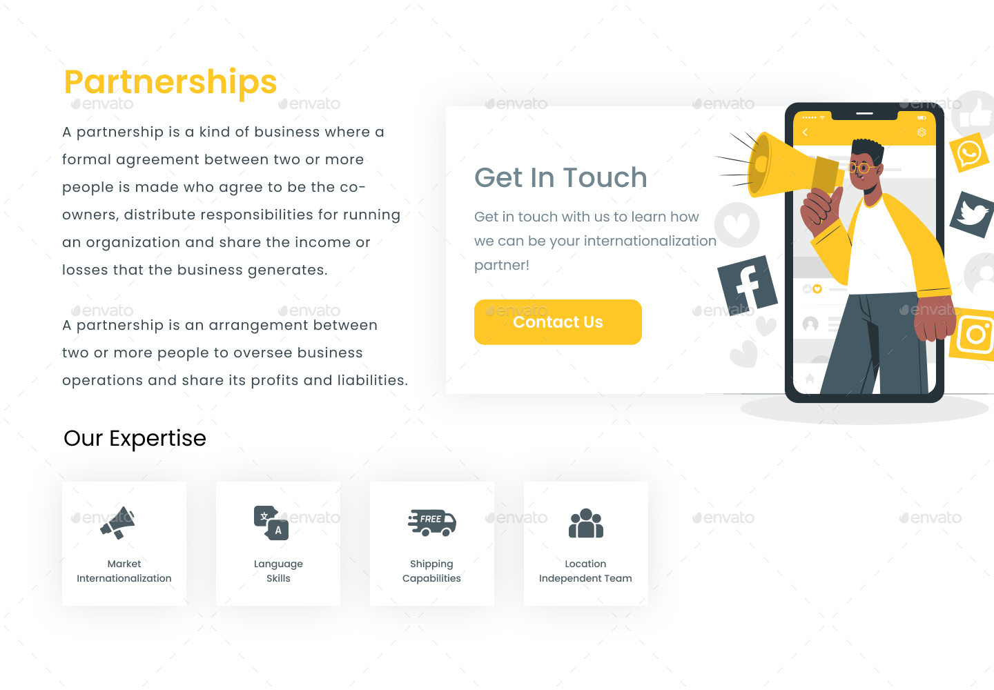 Branding Agency - UI Kit and Web Theme | Marketing Agency Website UI ...