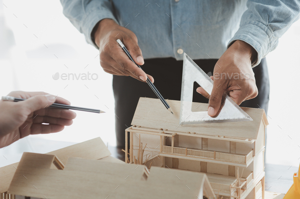 Architects and engineers are working together to edit the draft ...