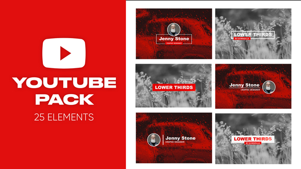 YouTube Pack | PR, Premiere Pro Templates | VideoHive