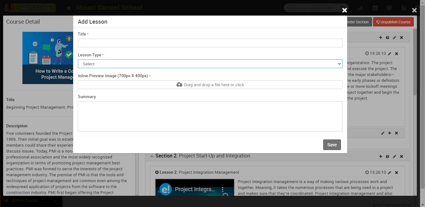 Smart School Online Course by QDOCS | CodeCanyon