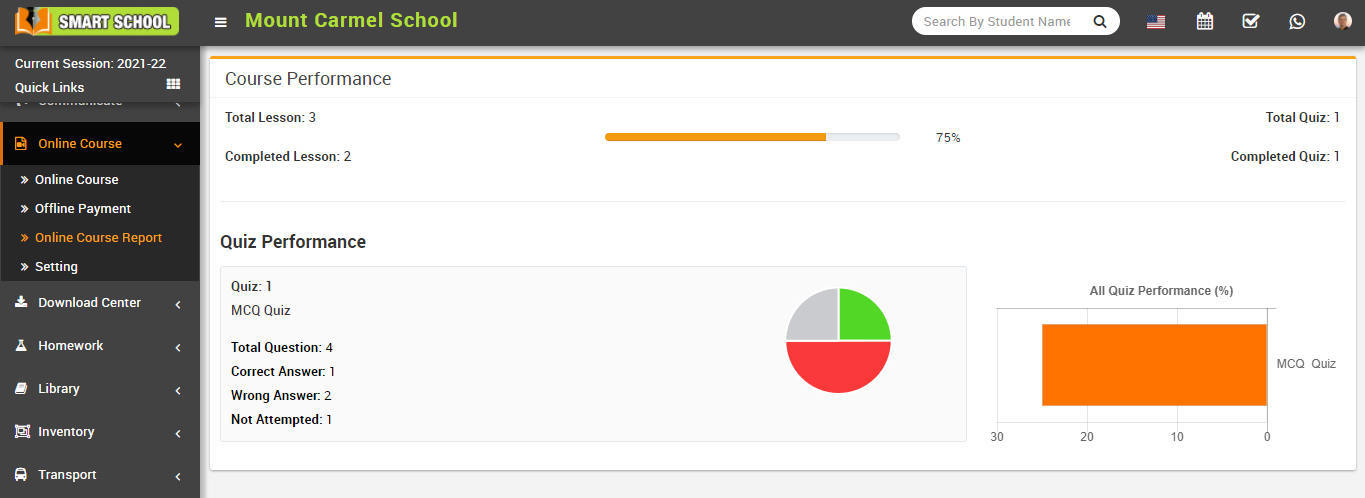 Smart School Online Course by QDOCS | CodeCanyon