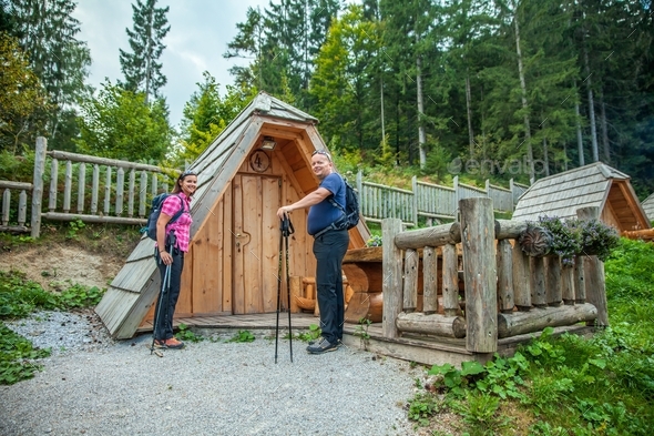 Hija Glamping Lake Bloke in Nova Vas, Slovenia Stock Photo by wirestock