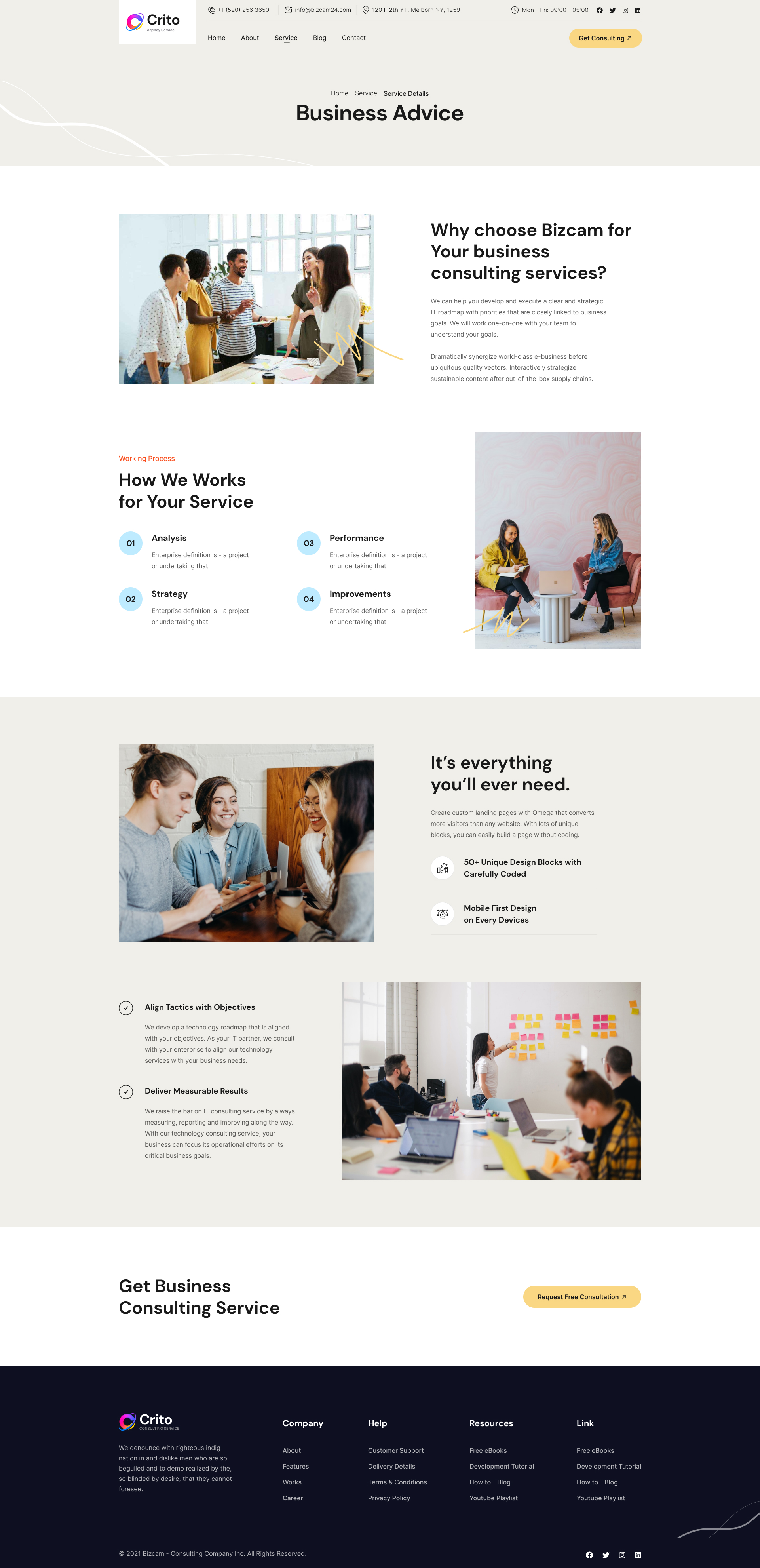 Crito - Consulting & Agency Website Figma Template by Design-art ...