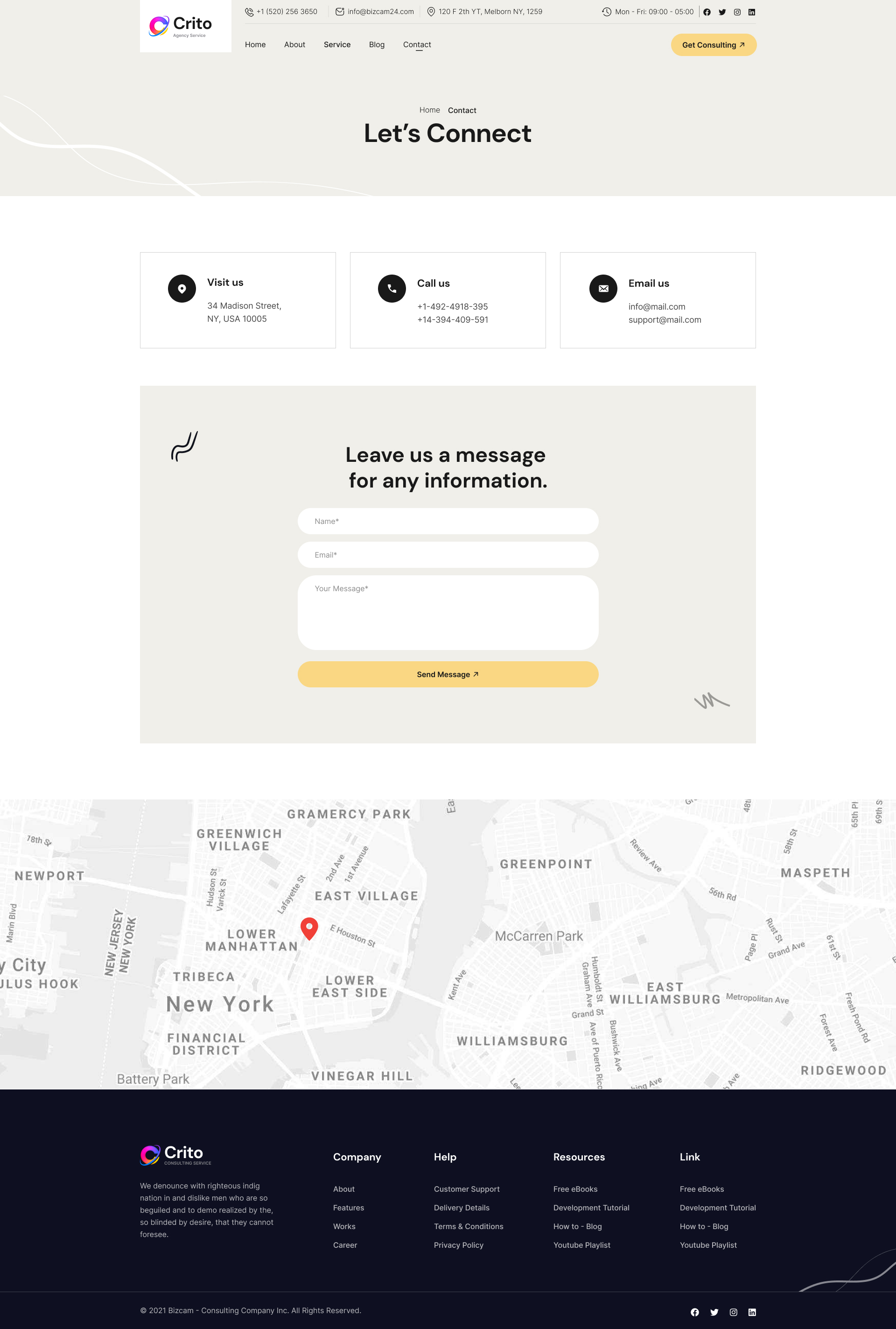 Crito - Consulting & Agency Website Figma Template by Design-art ...