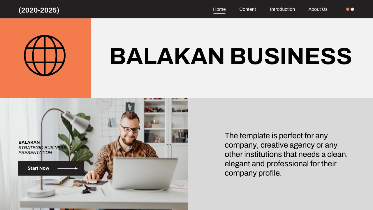 BALAKAN- Company Profile Business Google Slide Presentation Templates ...