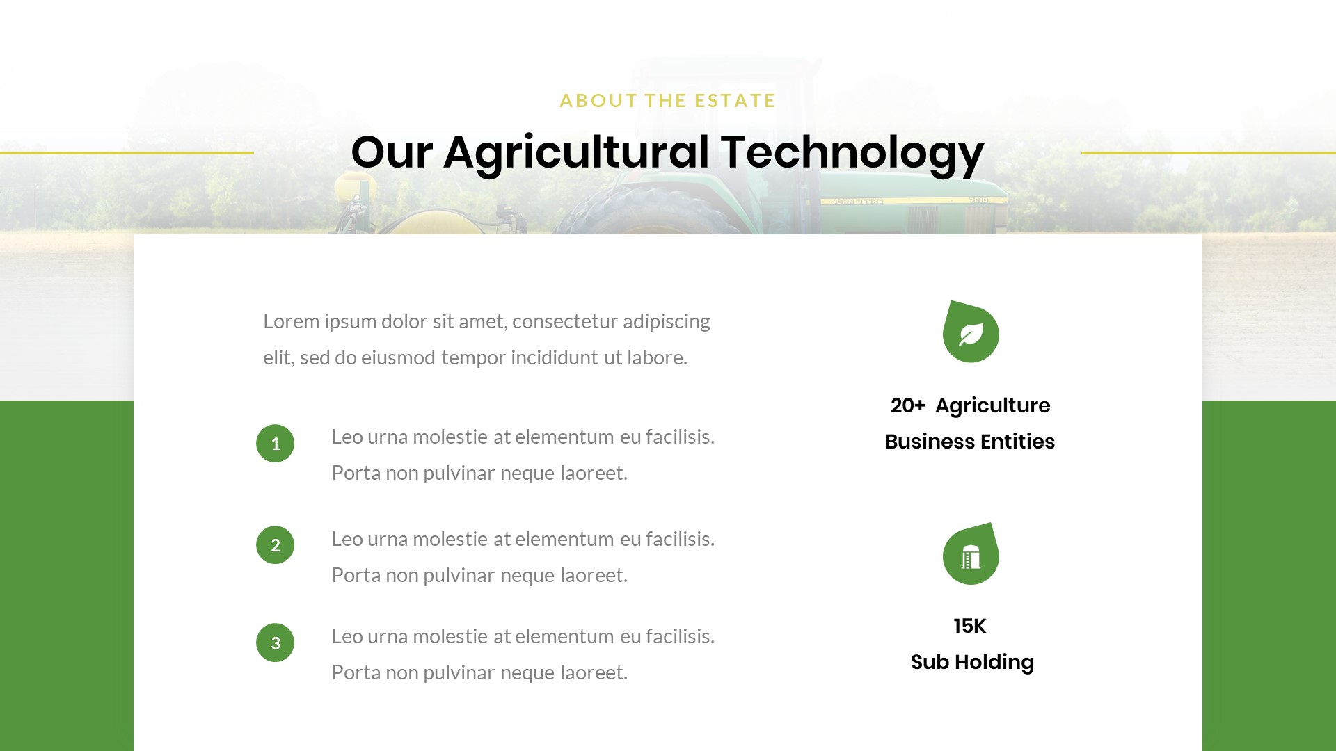Biogrifarm - Agriculture Google Slides Template, Presentation Templates