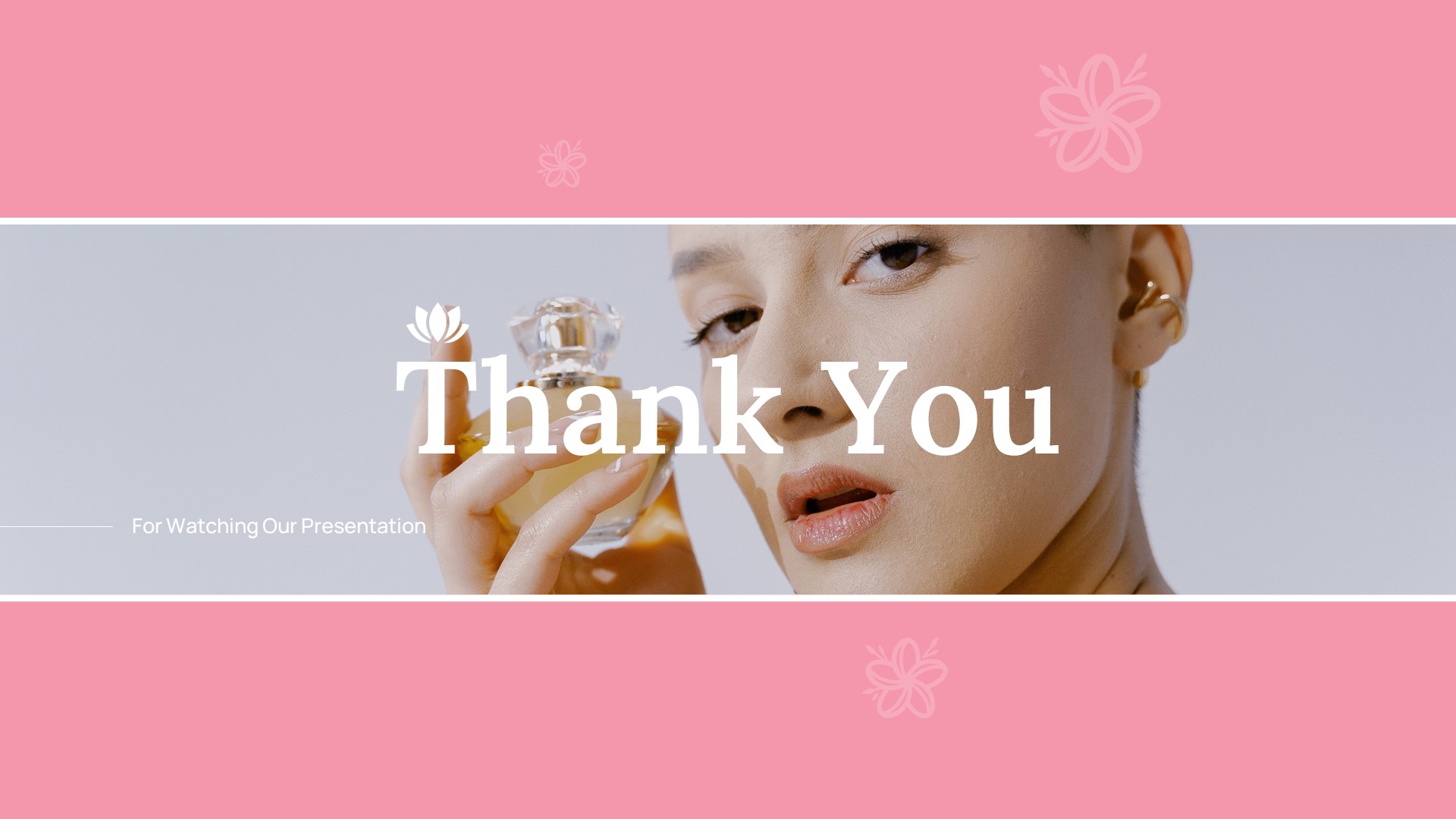 Sprayfume - Perfume & Cosmetic PowerPoint Template, Presentation Templates