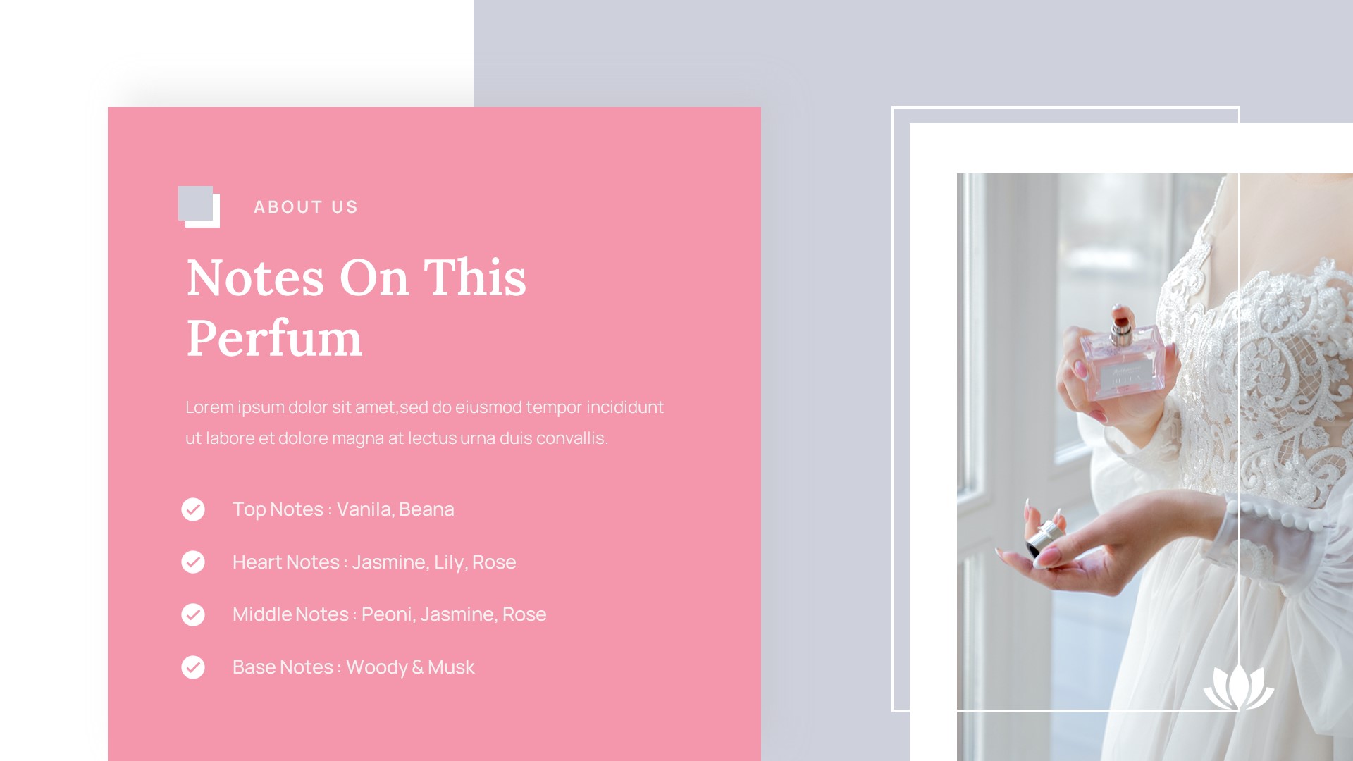 Sprayfume - Perfume & Cosmetic PowerPoint Template, Presentation Templates