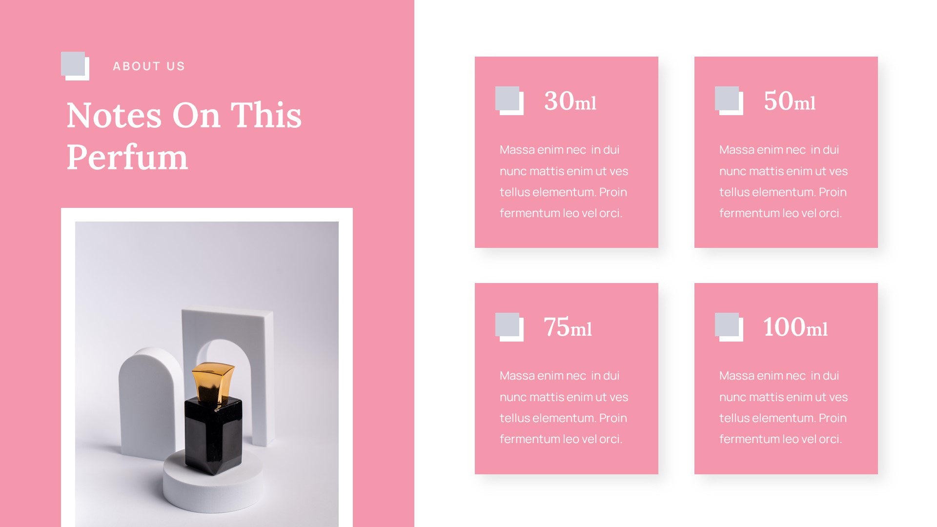 Sprayfume - Perfume & Cosmetic PowerPoint Template, Presentation Templates