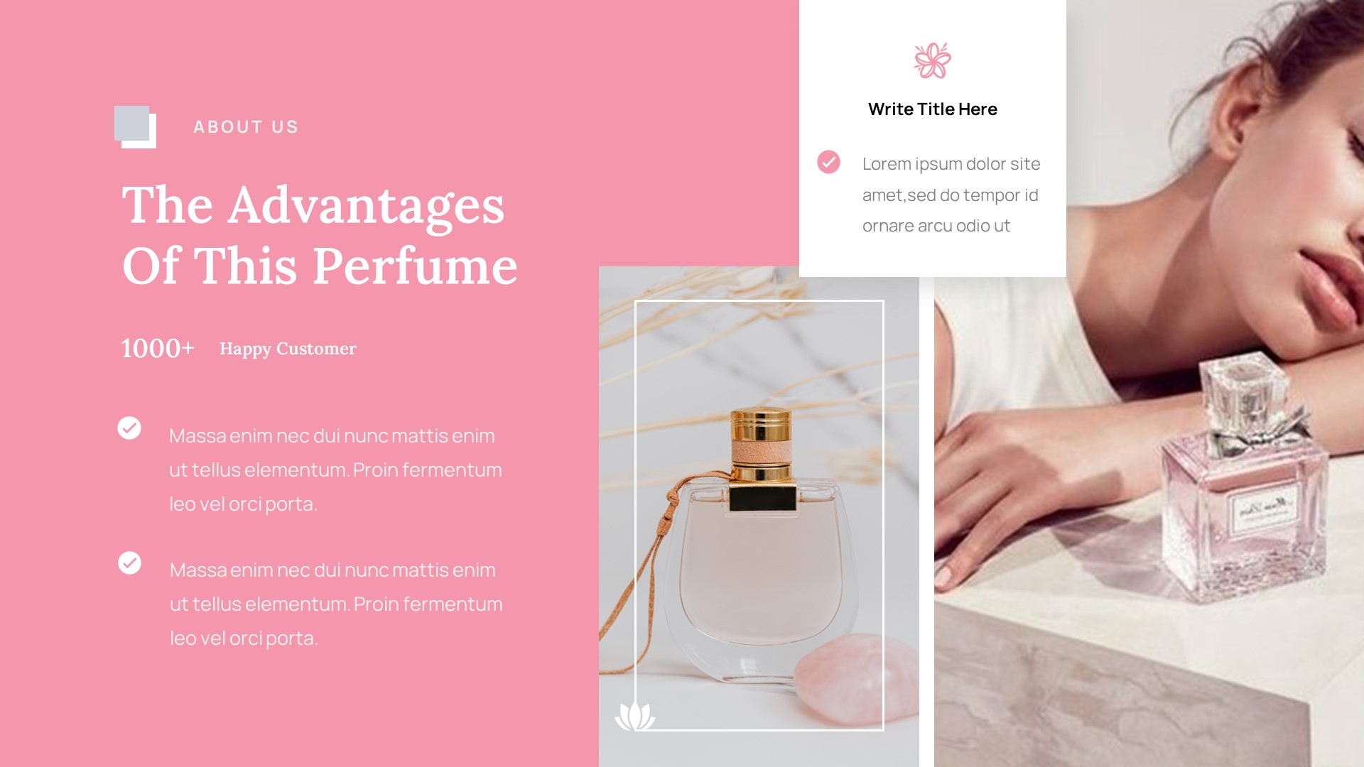 Sprayfume - Perfume & Cosmetic PowerPoint Template, Presentation Templates