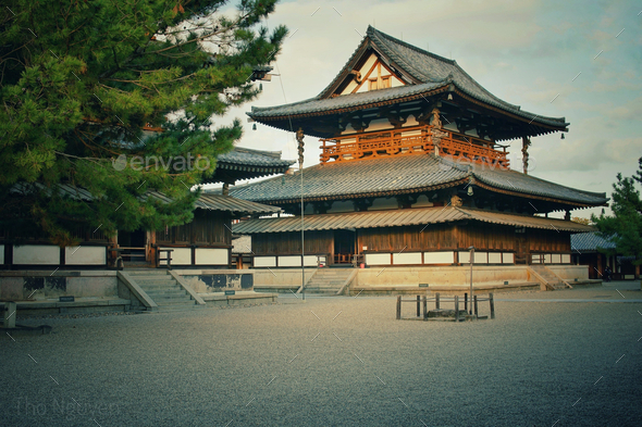 Shot of Horyu-ji Ikaruga in Japan Stock Photo by wirestock | PhotoDune