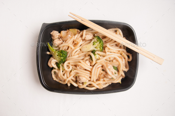 chicken udon noodle take out Stock Photo by wirestock | PhotoDune