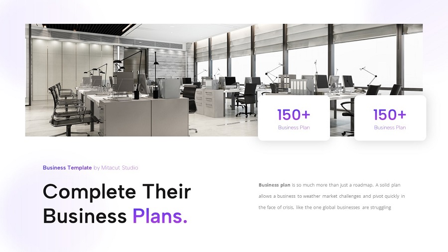 Project - Business Plan Powerpoint Template, Presentation Templates