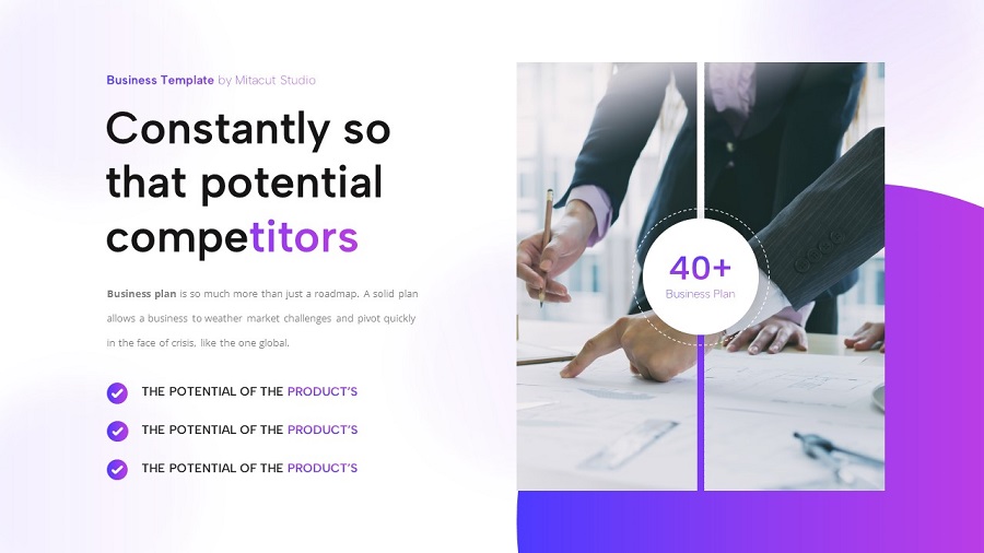 Project - Business Plan Powerpoint Template, Presentation Templates