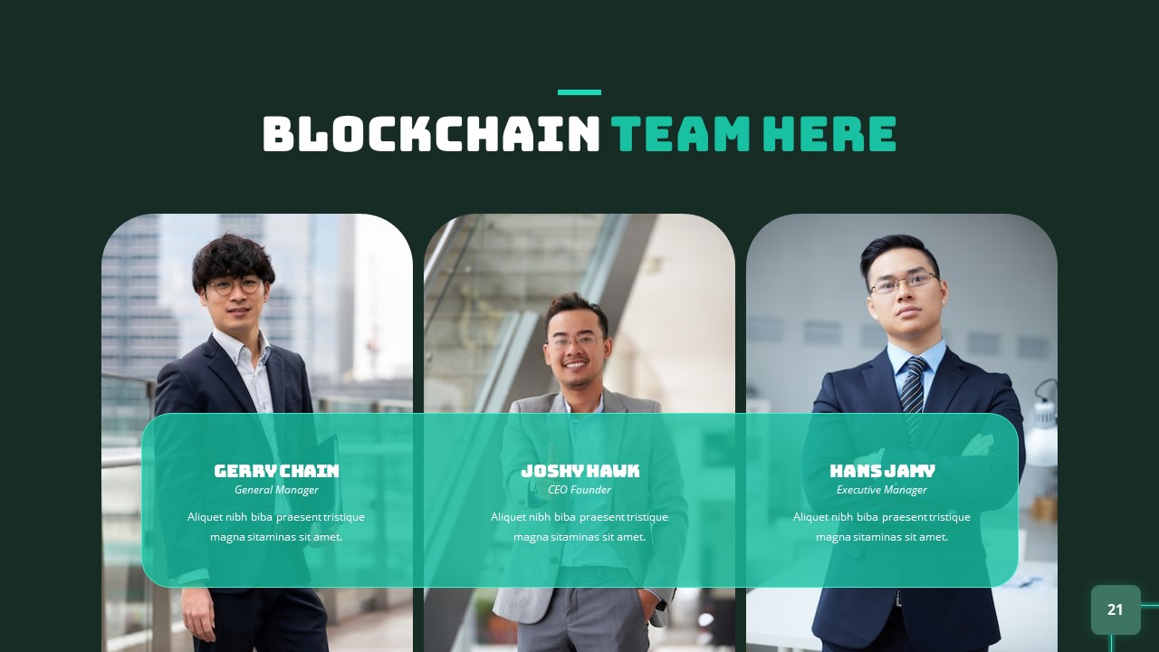 Modern Blockchain PowerPoint Template, Presentation Templates ...