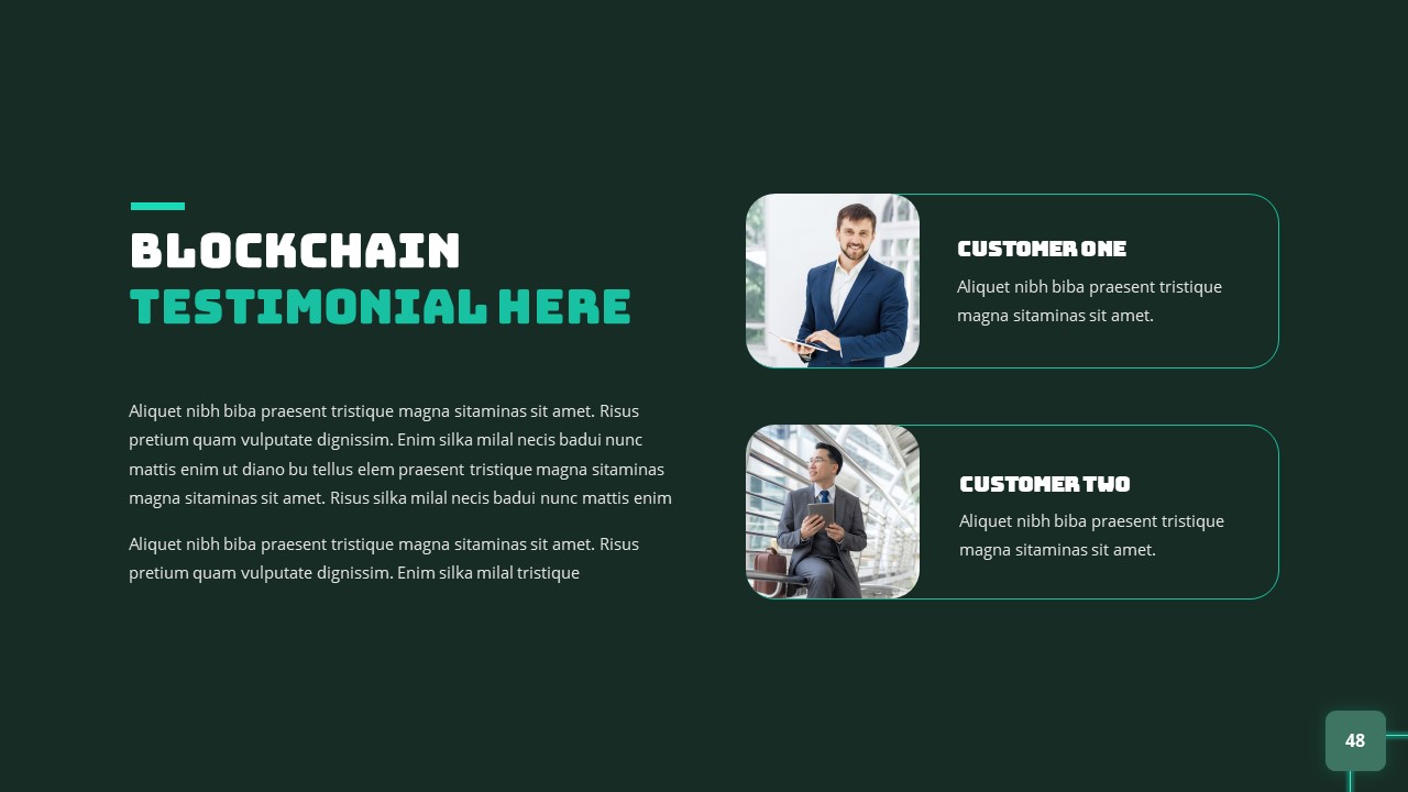 Modern Blockchain PowerPoint Template, Presentation Templates ...