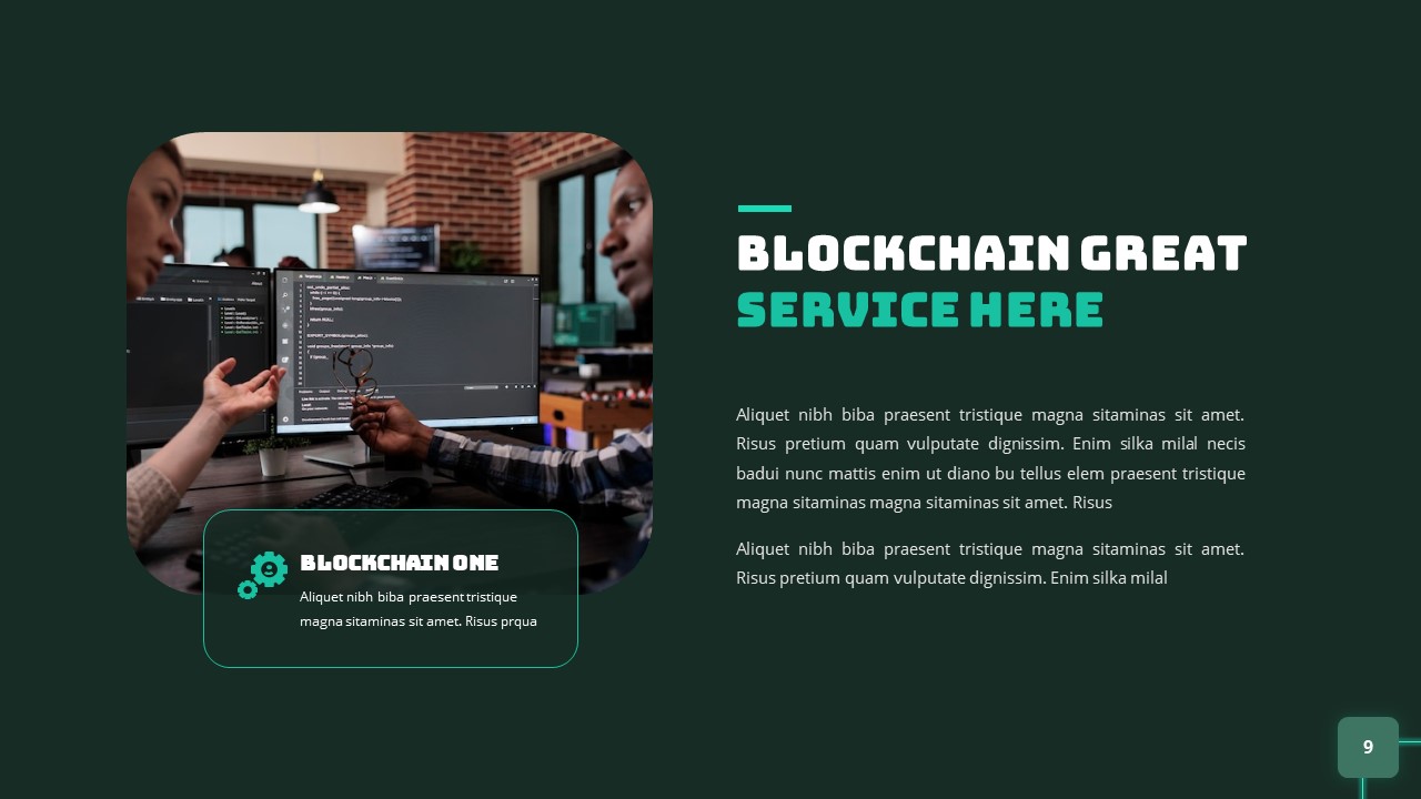 Modern Blockchain PowerPoint Template, Presentation Templates ...