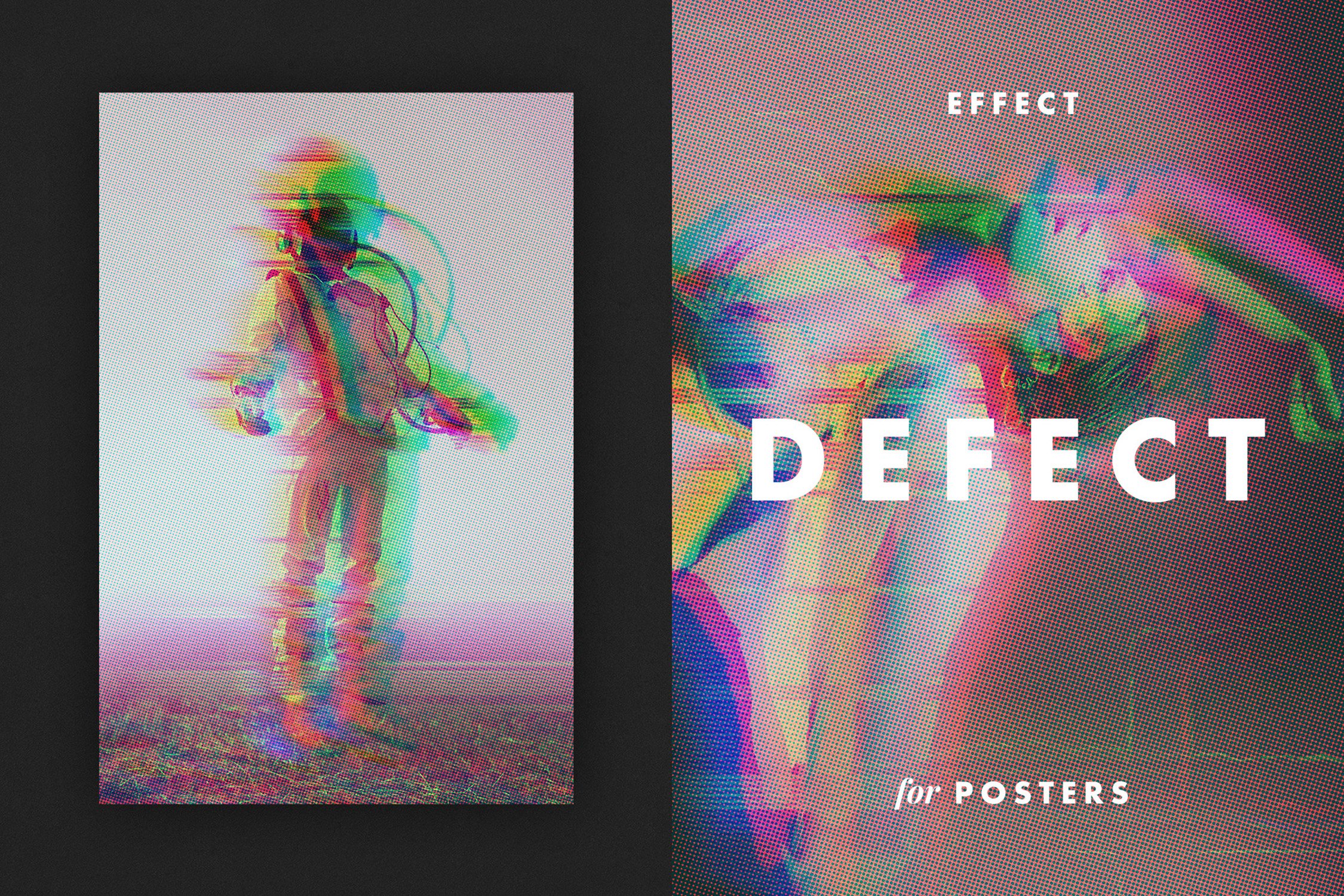 Defect Photo Effect for Posters, Add-ons | GraphicRiver