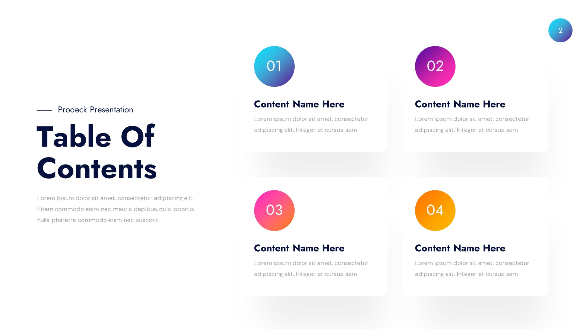 Prodeck - Pitch Deck Proposal PowerPoint Template, Presentation Templates