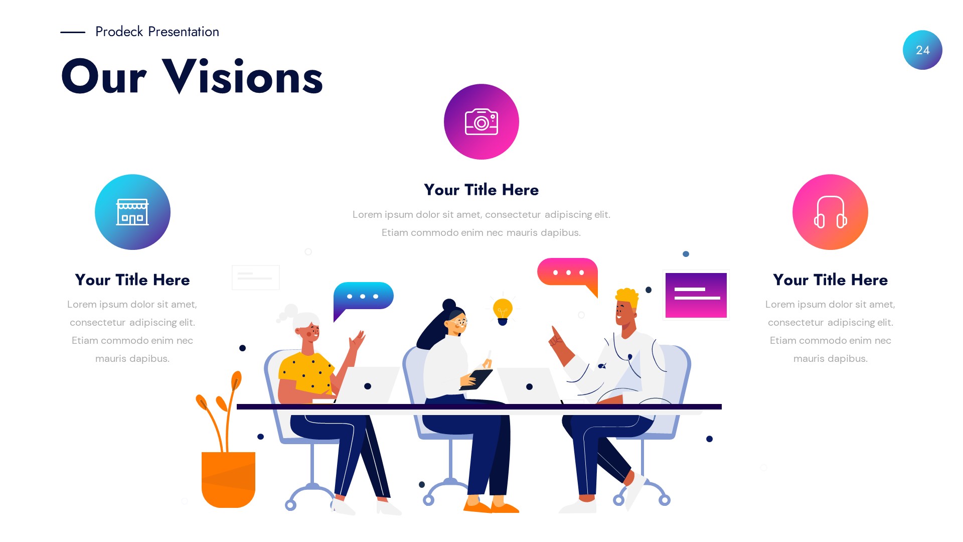 Prodeck - Pitch Deck Proposal PowerPoint Template, Presentation Templates