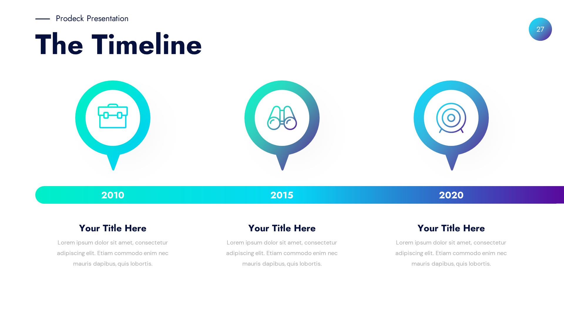Prodeck - Pitch Deck Proposal PowerPoint Template, Presentation Templates