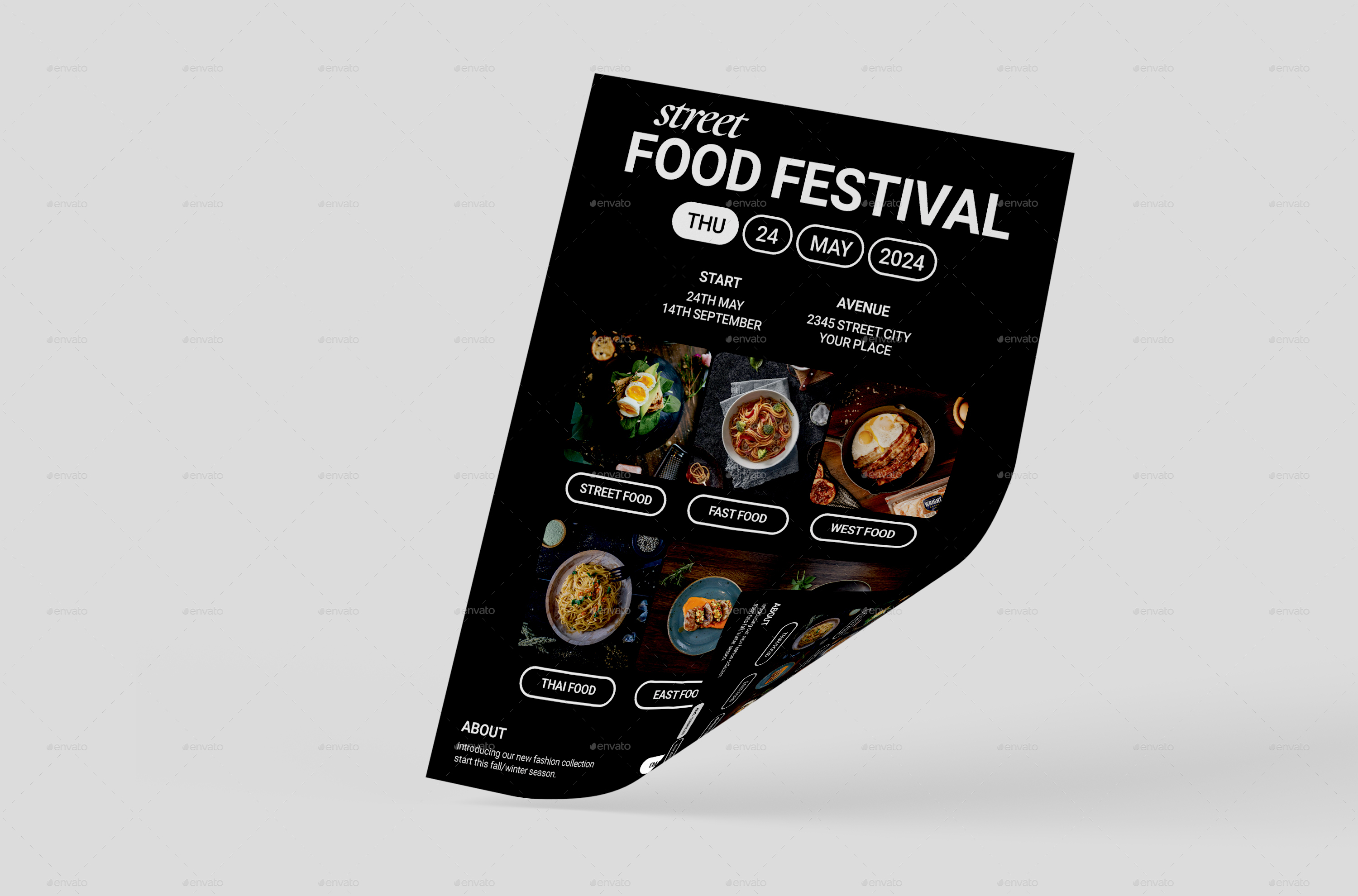 Food Festival Flyer, Print Templates | GraphicRiver