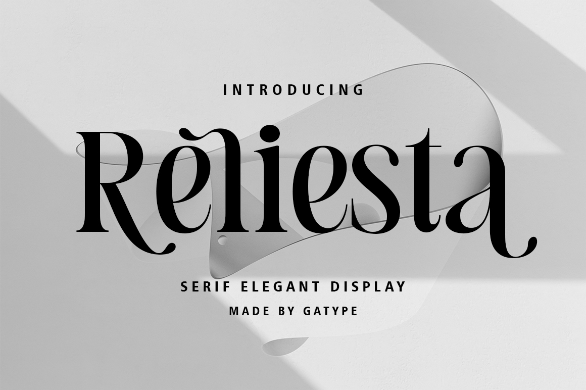 Reliesta, Fonts | GraphicRiver