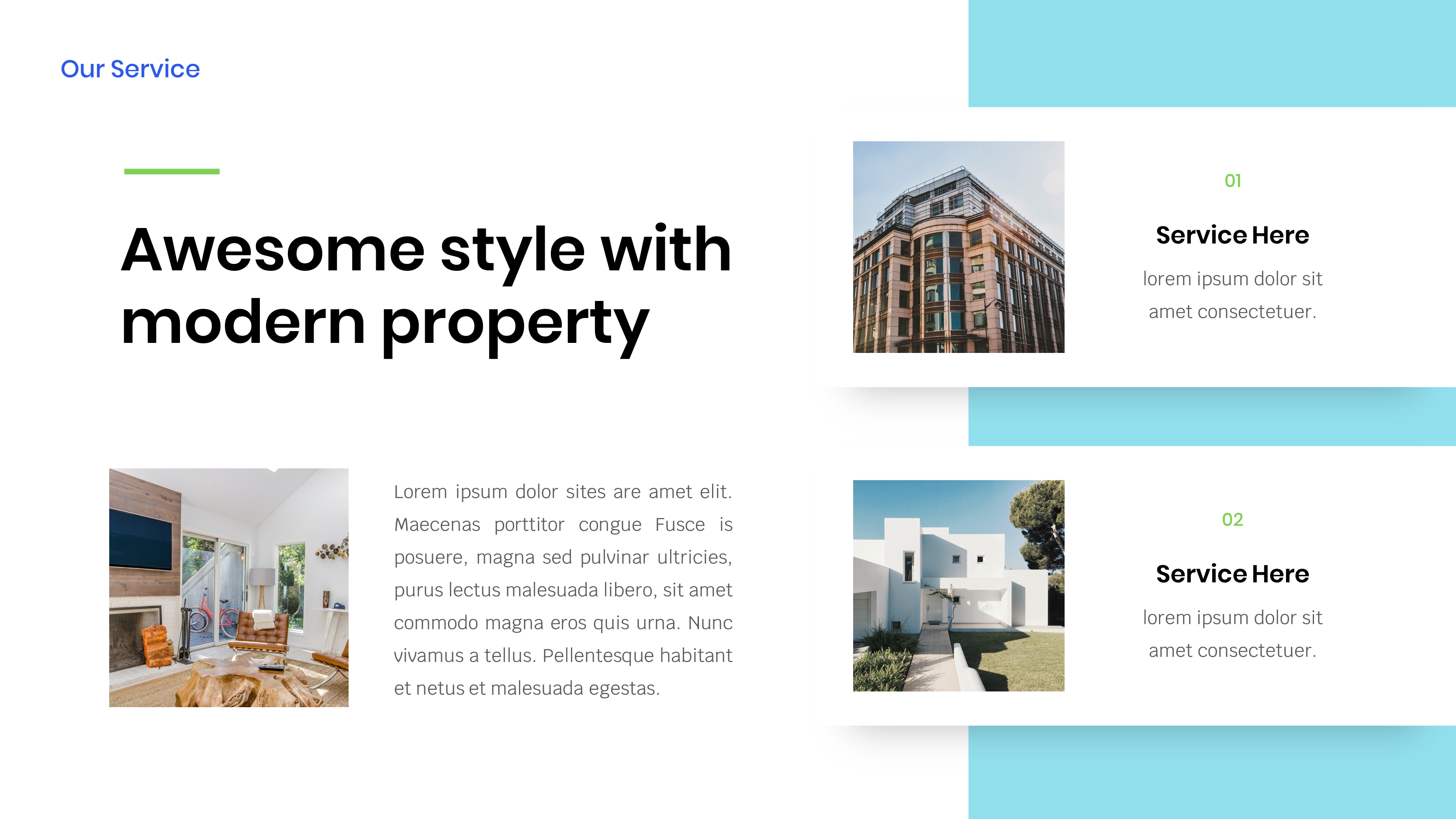 Hometown - Real Estate PowerPoint Template, Presentation Templates