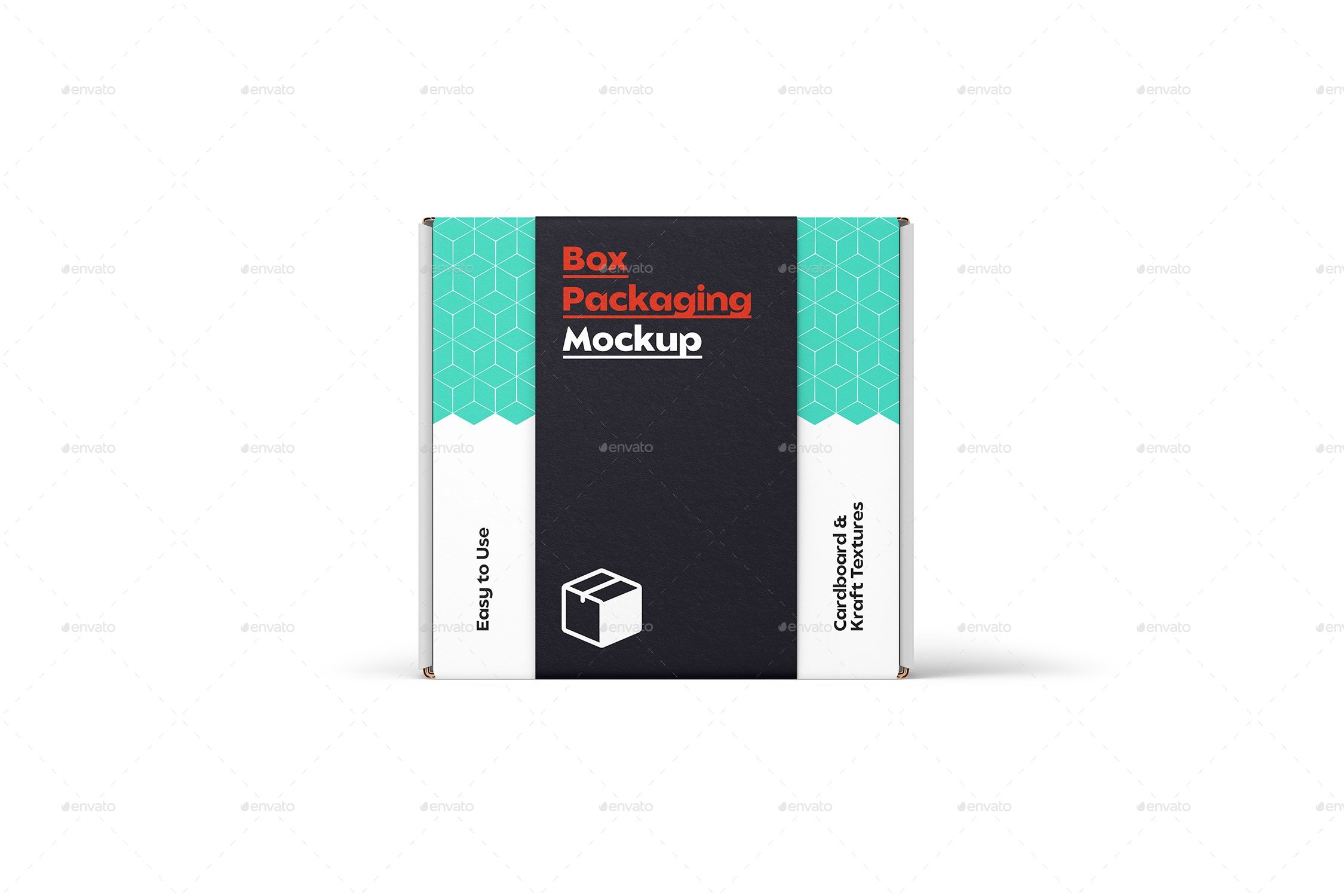 Front View Box Mockup, Graphics | GraphicRiver