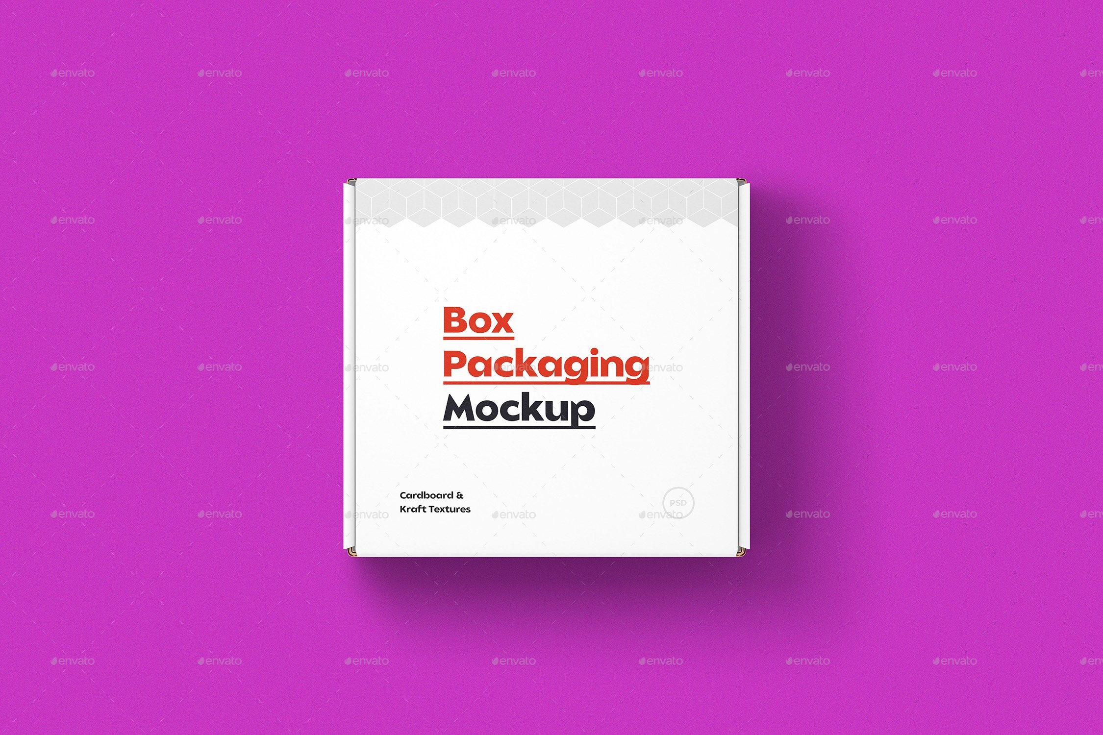 Front View Box Mockup, Graphics | GraphicRiver