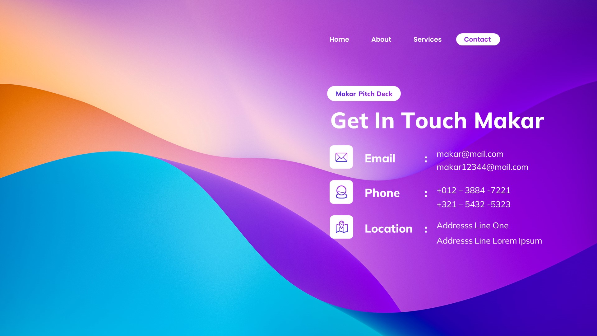 Makar - Pitch Deck Google Slides Template, Presentation Templates ...