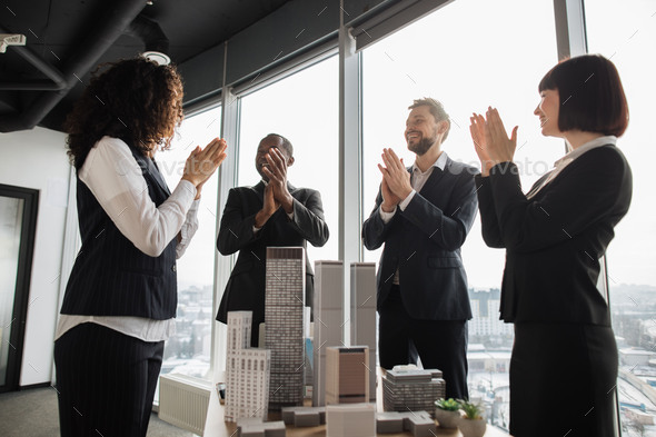 Good results, congratulation and appreciation concept. Stock Photo by ...