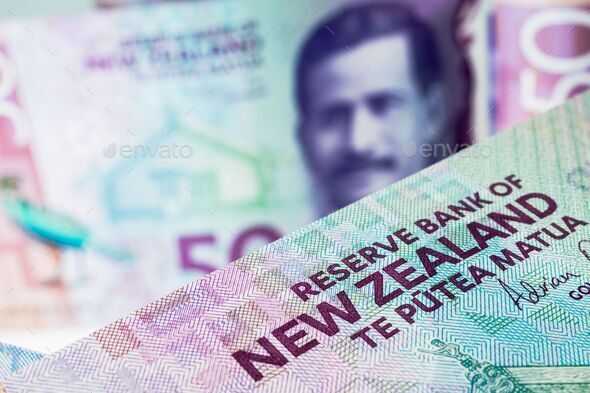 Currency, New Zealand dollar banknotes. Stock Photo by wirestock ...