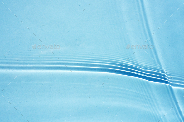Aqua texture, sound waves on transparent blue water surface Stock Photo ...