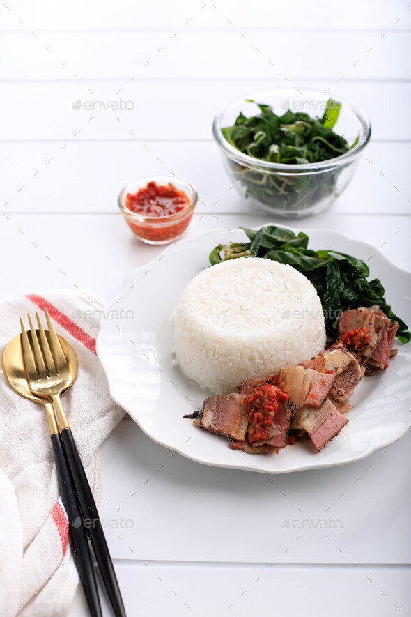 Se'i Sapi or Beef Sei is Indonesia Traditional Smoked Beef, Served with ...