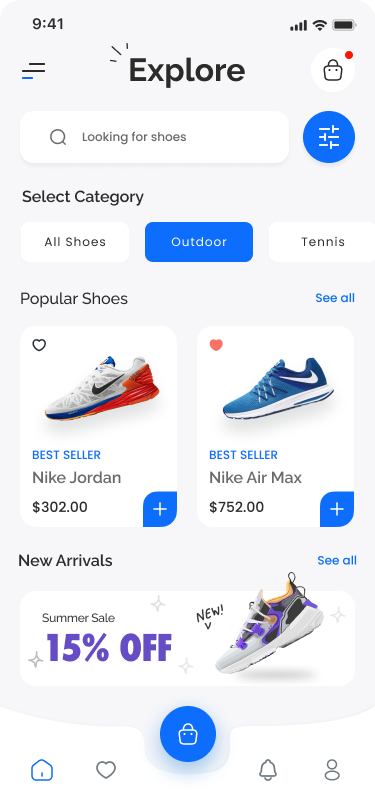 ShoesU Ecommerce Flutter app UI Kit by UnikAppsLight | CodeCanyon