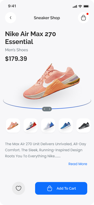ShoesU Ecommerce Flutter app UI Kit by UnikAppsLight | CodeCanyon