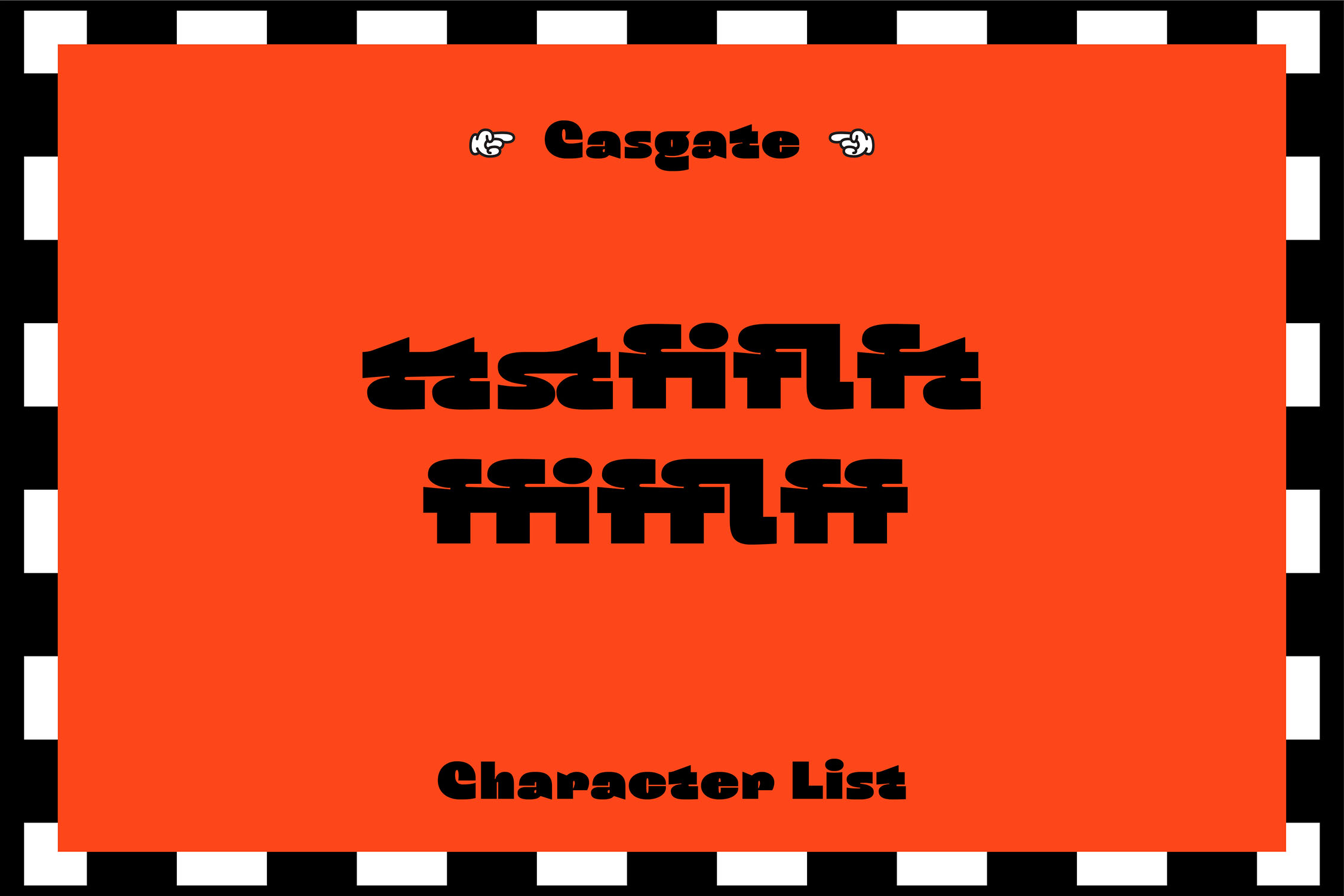 Casgate - Black Sans by versetype_id | GraphicRiver