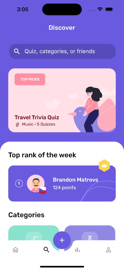 Queezy | Quiz App Flutter Template by DhuhaCreative | CodeCanyon