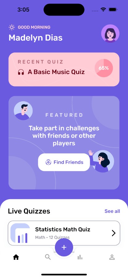 Queezy | Quiz App Flutter Template by DhuhaCreative | CodeCanyon