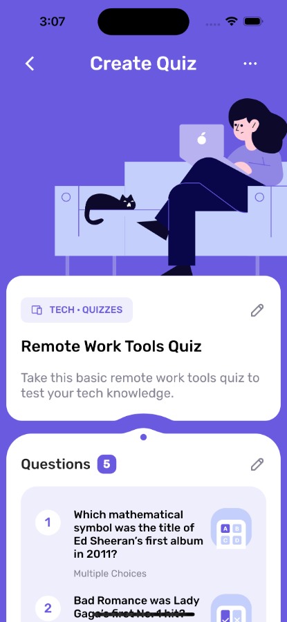 Queezy | Quiz App Flutter Template by DhuhaCreative | CodeCanyon