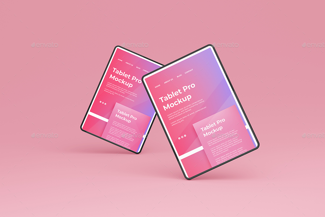 Bundle Tablet Pro Mockup, Graphics | GraphicRiver