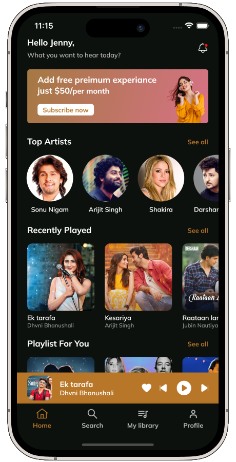 Online Music Streaming App | Music Player App | Music App in Flutter | Multi Language by ...